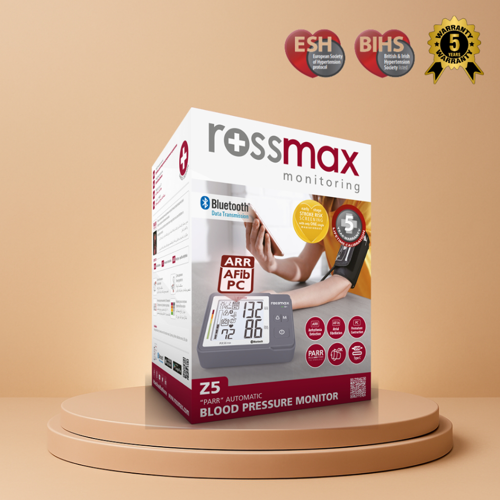 Rossmax Z5 Rechargeable Blood Pressure Monitor (FOC Digital Thermeter ...