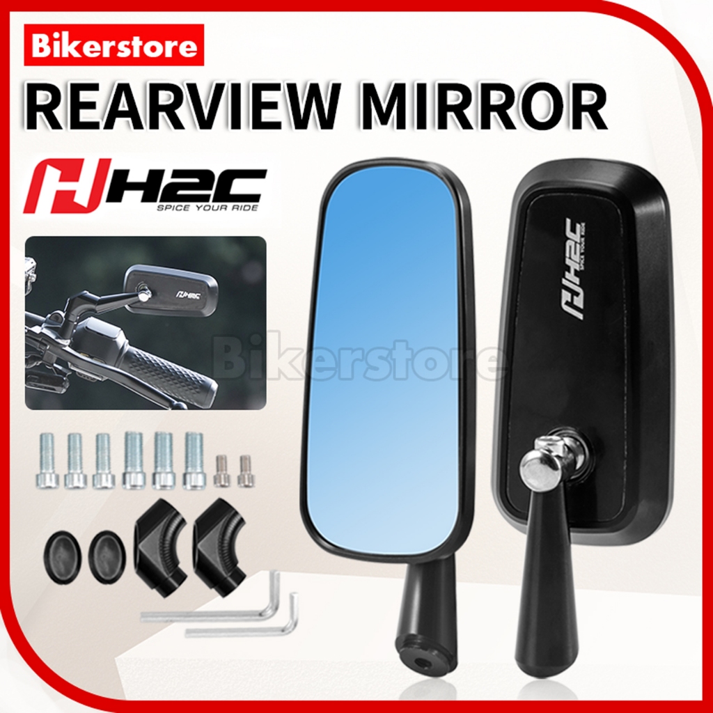 H2C Side Mirror Cermin Sisi Universal Rearview Mirror CNC Aluminum ...