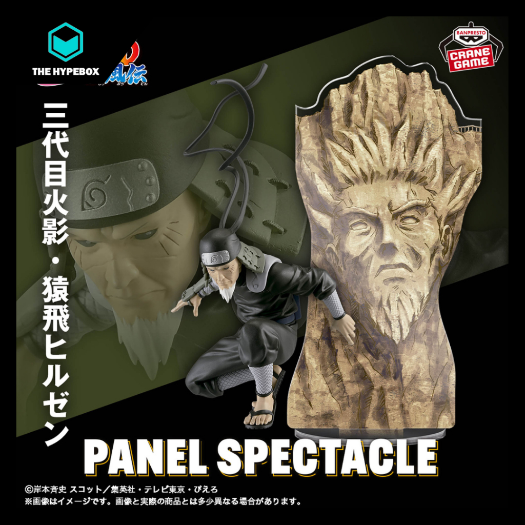 BANPRESTO - NARUTO SHIPPUDEN PANEL SPECTACLE SARUTOBI HIRUZEN | Shopee ...