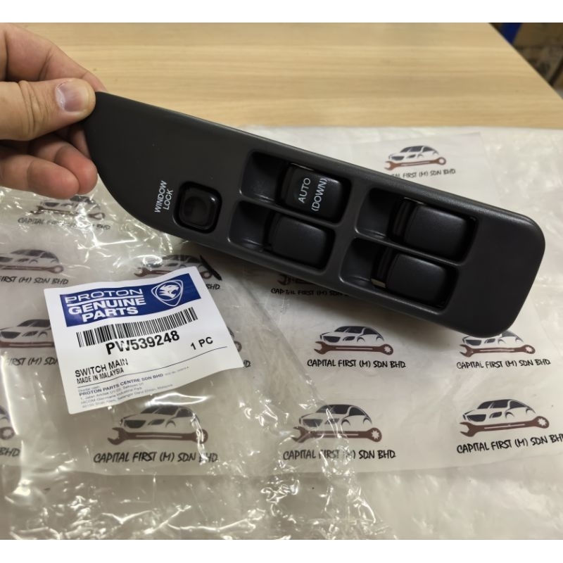 PW539247 PROTON ORIGINAL POWER WINDOW MAIN SWITCH PROTON WIRA (DRIVER ...