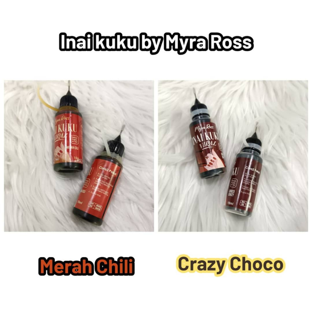 Inai Kuku Viral Myra Ross 15 ml | Shopee Malaysia