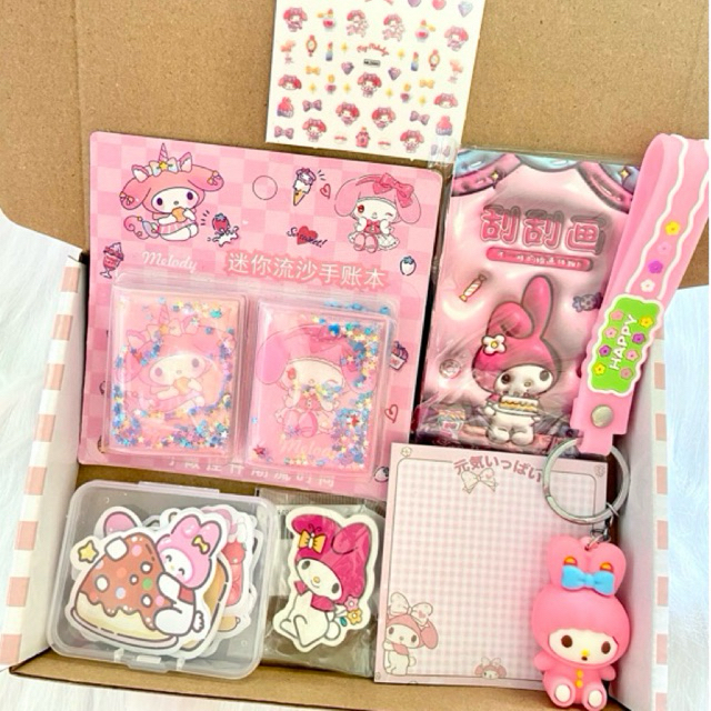 Sanrio gift box my melody birthday gift box kids Kotak Carton Packaging ...