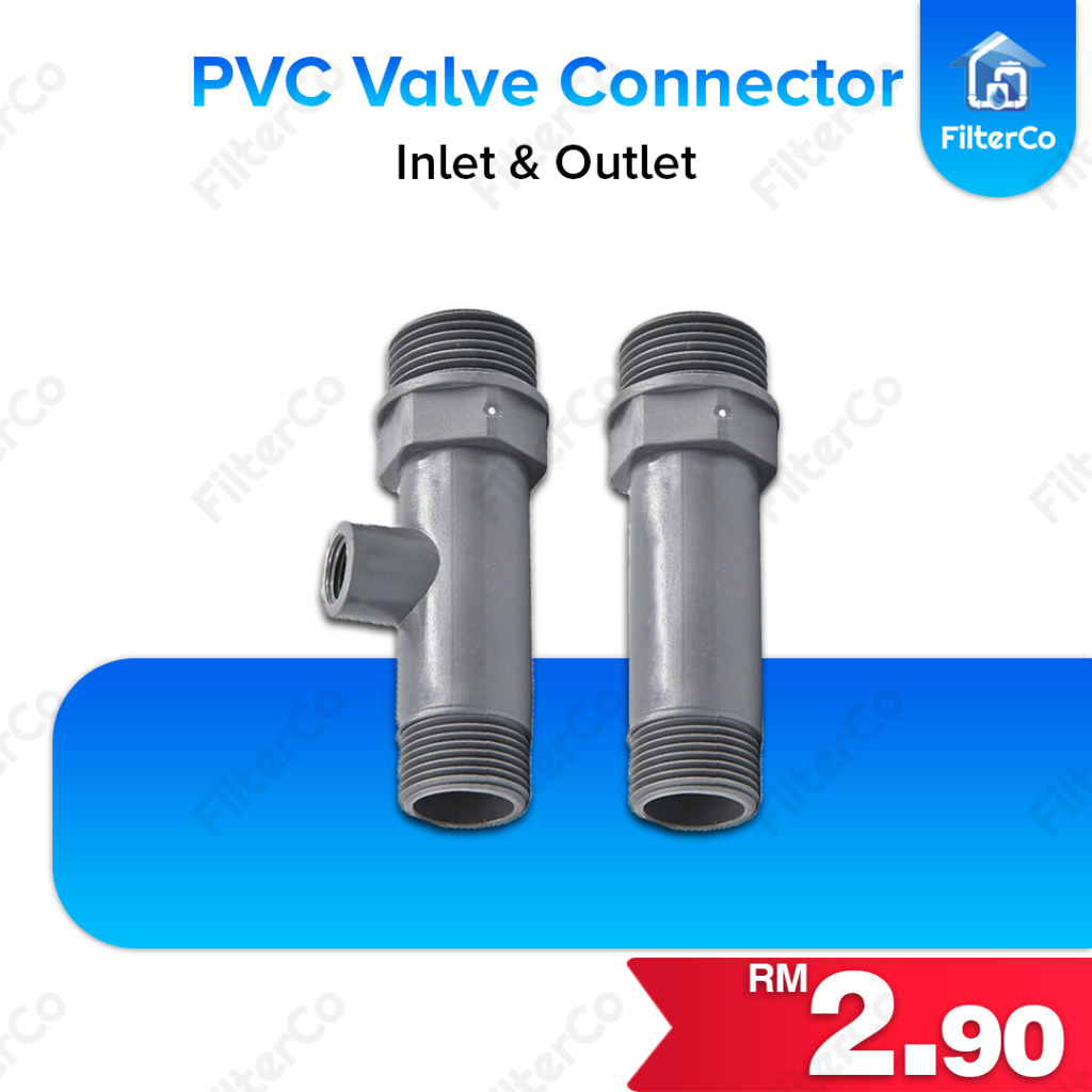 MPV T-Pipe Connector 1” to 3/4” Inlet & Outlet PVC Set For MPV ...