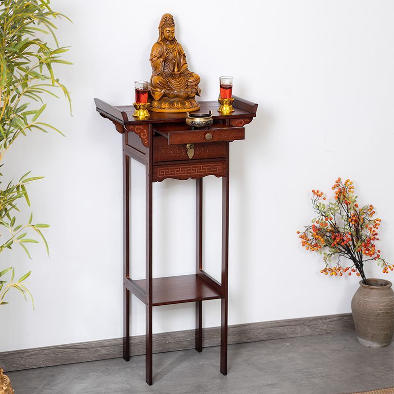 神台 Worship Table Altar Buddhist Altar Shrine Whit Drawer Plat Home God ...