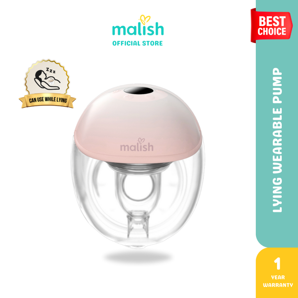 Malish Pam Susu Elektrik Lying Wearable Jenis Baring Rechargeable ...