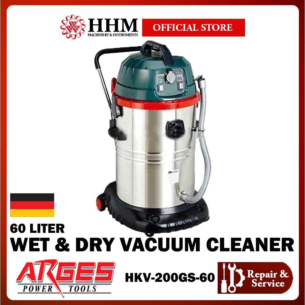 [𝐂𝐋𝐄𝐀𝐑𝐀𝐍𝐂𝐄 𝐒𝐀𝐋𝐄] 𝐀𝐑𝐆𝐄𝐒 60 Liter Wet and Dry Vacuum Cleaner (HKV-200GS ...