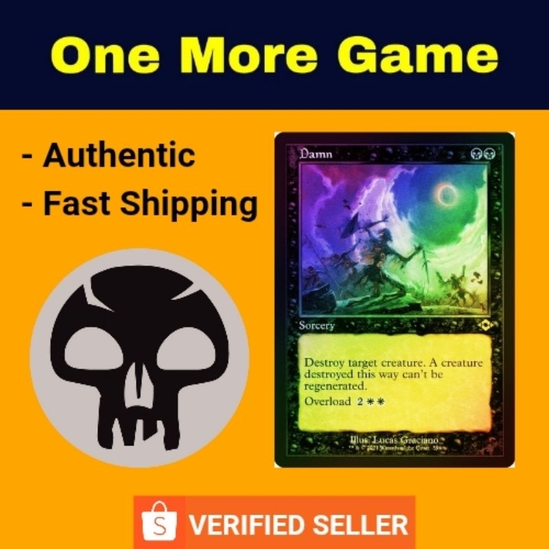 MTG Damn | Magic The Gathering | Black Only | Shopee Malaysia
