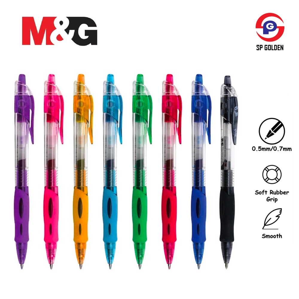 M&G Retractable Gel Ink Pen R3 0.5mm R5 0.7mm R6 1.0mm | Shopee Malaysia