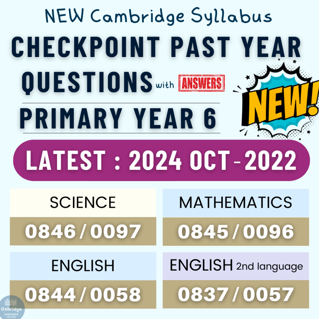 PY7 LATEST 2024 OCT⚡ Cambridge Primary Checkpoint Past Year Papers ...