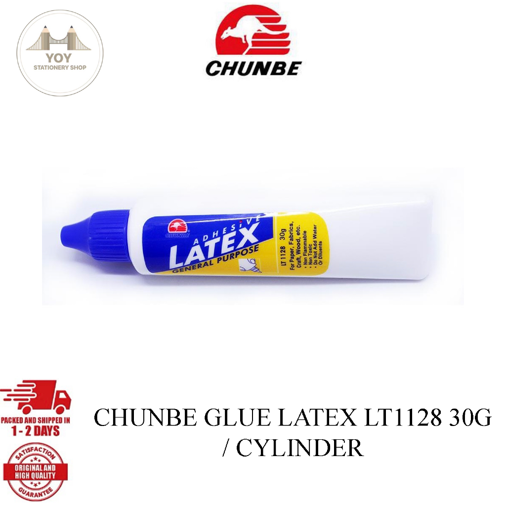 CHUNBE GLUE LATEX LT1128 30G / CYLINDER (READY STOCK / 100% ORIGINAL ...