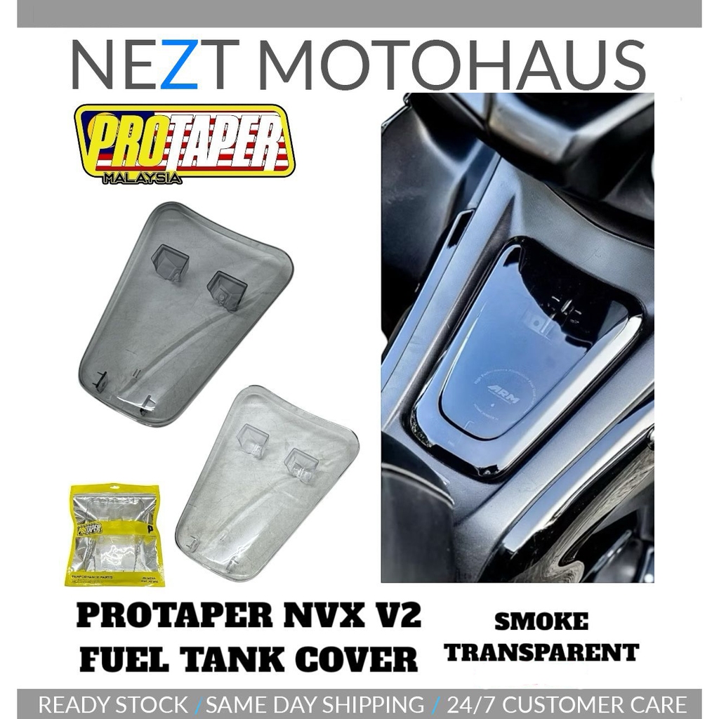PROTAPER NVX V2 FUEL TANK COVER ( SMOKE / CLEAR ) | Shopee Malaysia