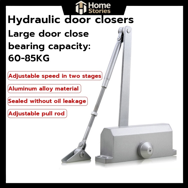 180° Door Closer Automatic Adjustable Mouted Automatic Door Closer with ...