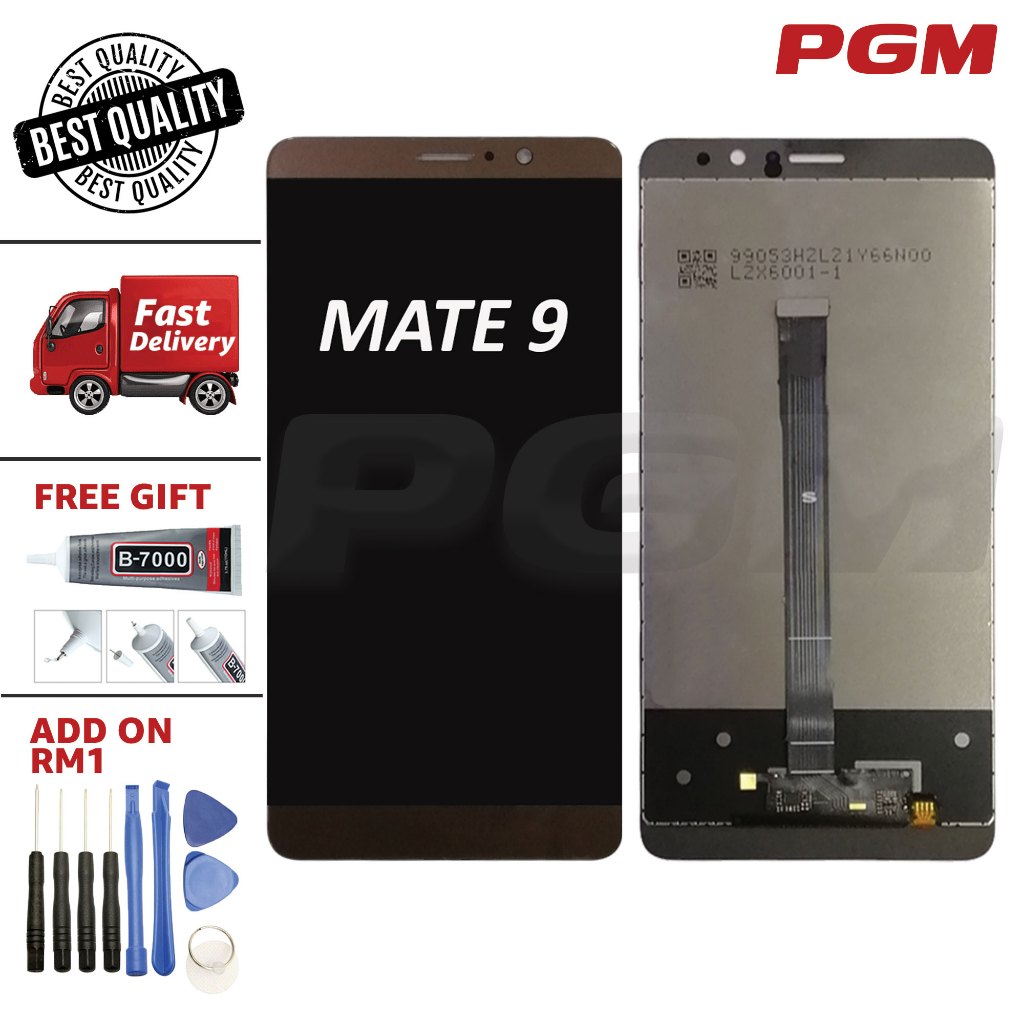 LCD TOUCH SCREEN DIGITIZER COMPATIBLE WITH HW MATE 9 (AAA) By Premium ...