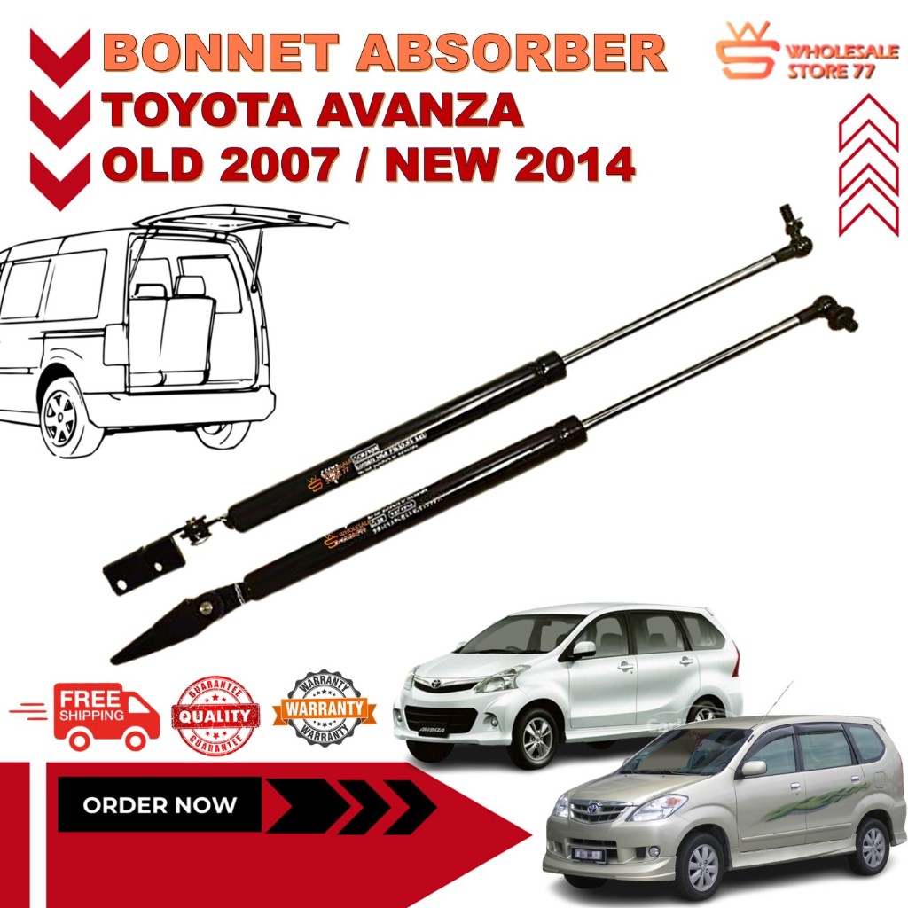 READY STOCK | Toyota Avanza 2004-2007 / New F650 2014 Rear Boot Bonnet ...