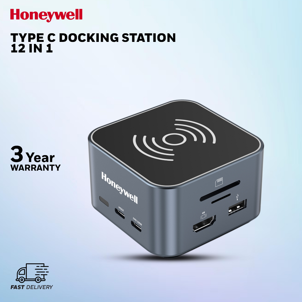 Honeywell Type C Docking Station - 12 in 1 - HC000028/LAP/CDK | Shopee ...