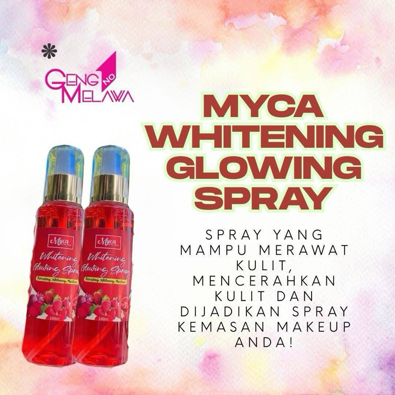 Myca Watering Glowing Spray (100ml) | Shopee Malaysia