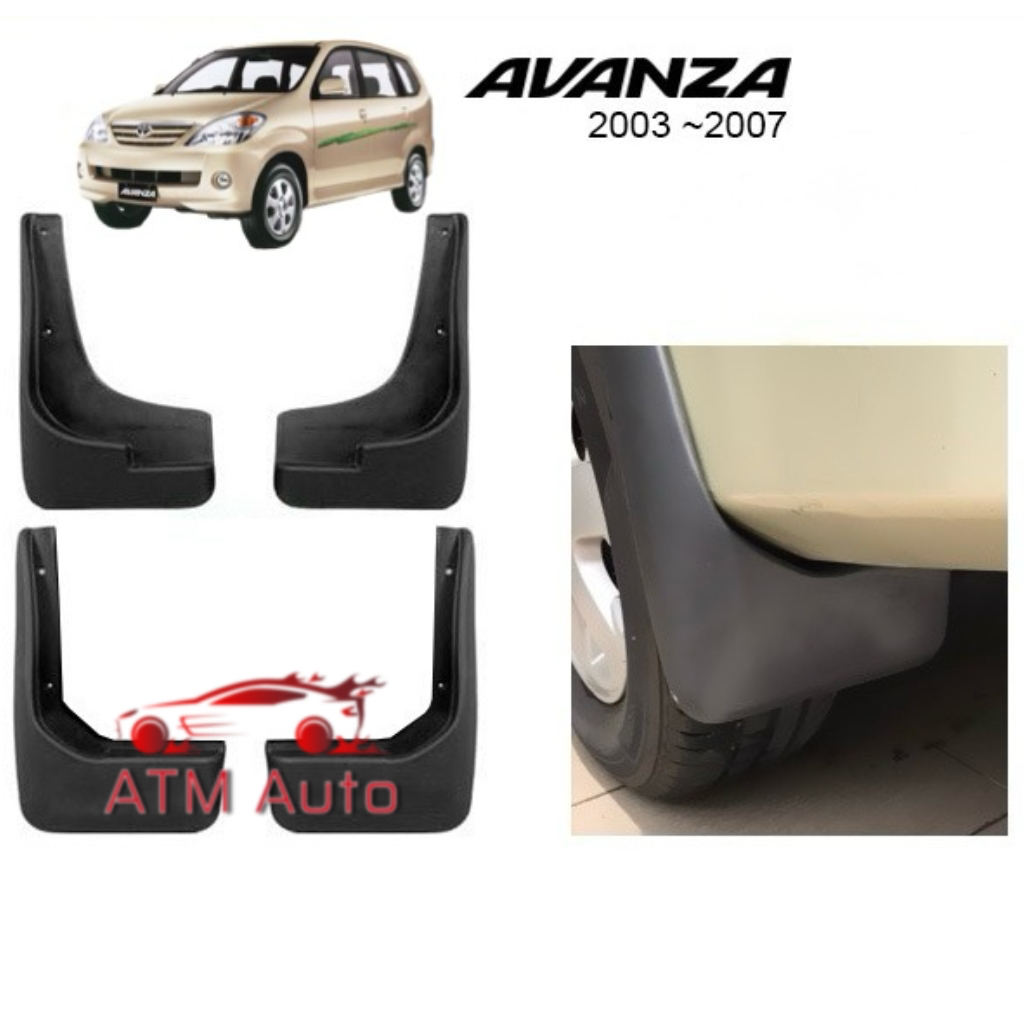 Toyota Avanza (2003) Mud Flap/Splash Guard | Shopee Malaysia