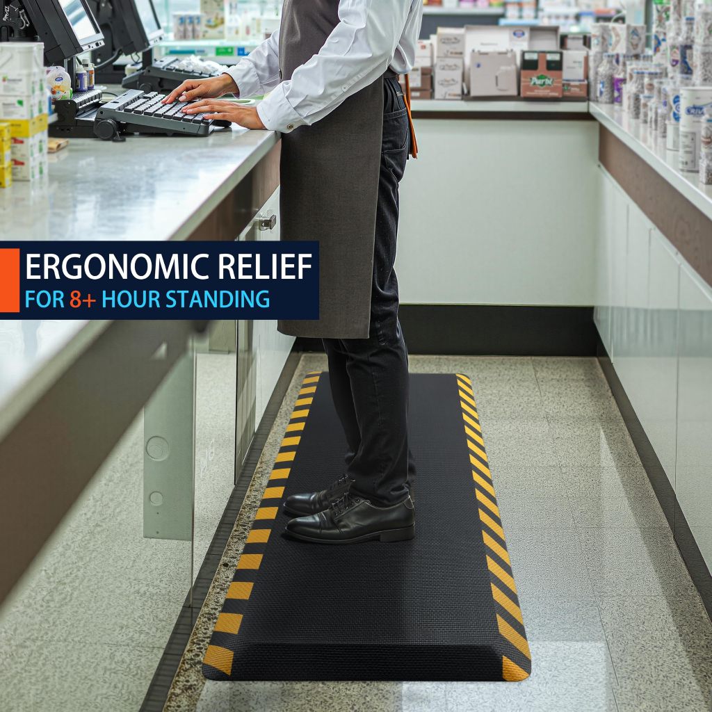 Anti Fatigue Mats Industrial Ergonomic Standing Floor Mat for Work ...