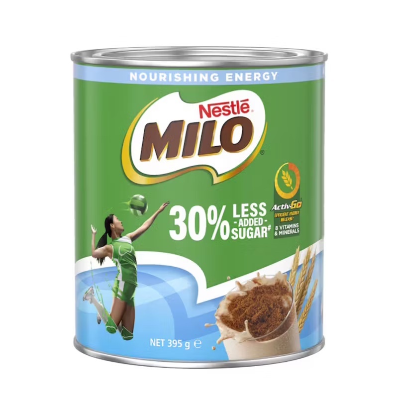 Nestle Milo Australia 30%less added sugar, less sugar Milo Australia ...