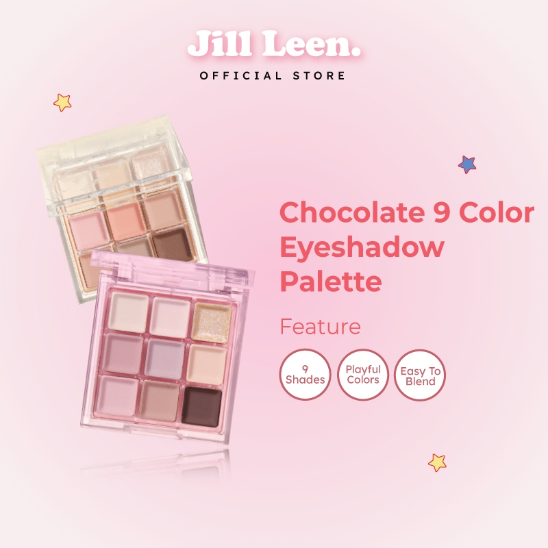 Jill Leen Chocolate 9 Color Eyeshadow Palette Jillleen 巧克力九色眼影盘 ...
