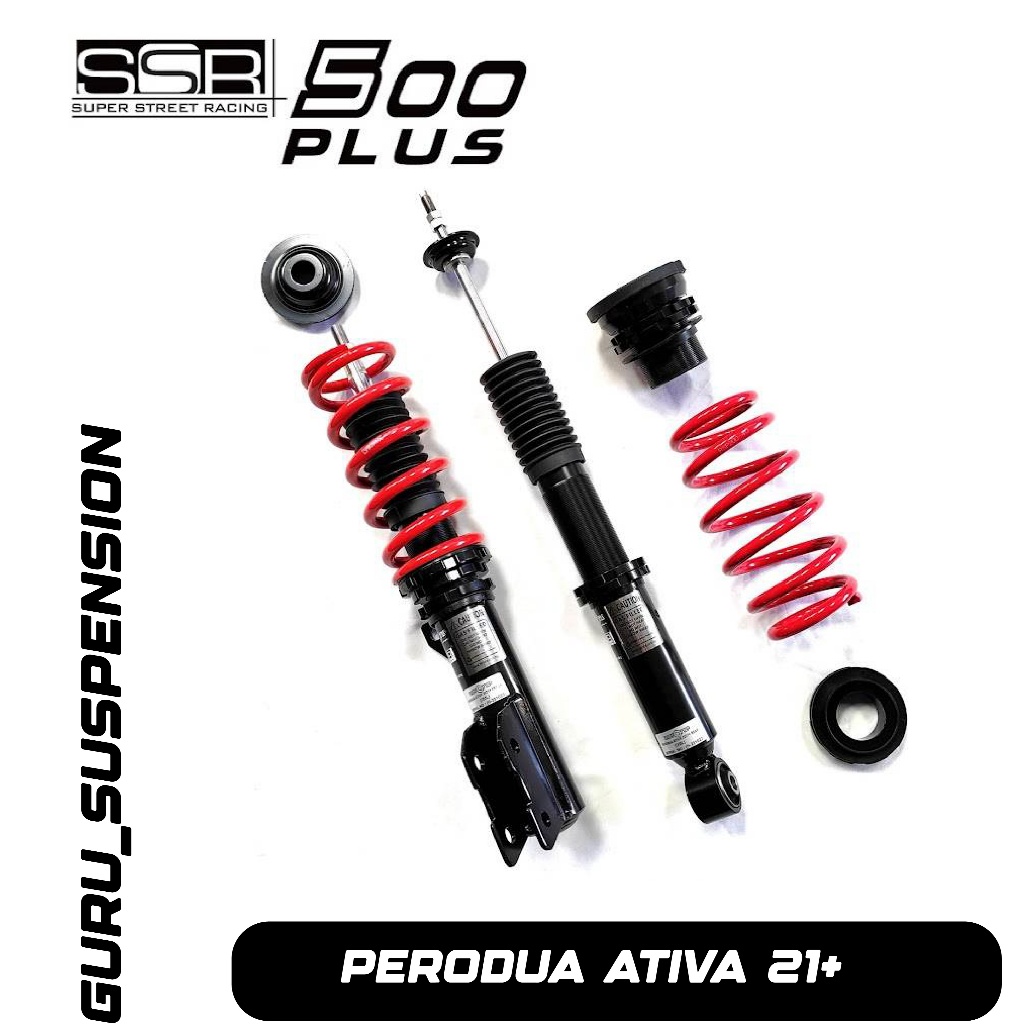 PERODUA ATIVA 23+ ZERONE SSR500+ HI LOW BODYSHIFT ADJUSTABLE | Shopee ...