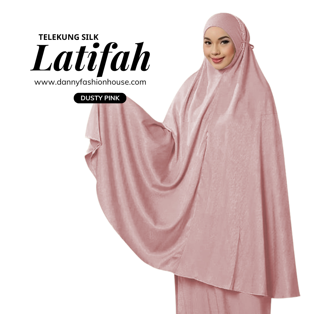 DANNY TELEKUNG SILK TRAVEL 🌸 DESIGN BARU TELEKUNG LATIFAH | Shopee Malaysia