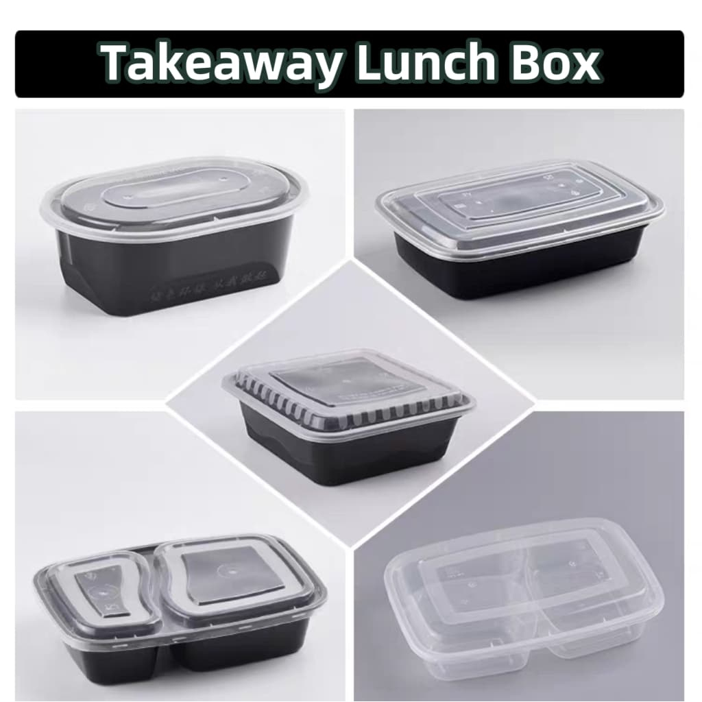FC 01 - 50's/25's Disposable Containers Food Storage Box Food Grade PP ...