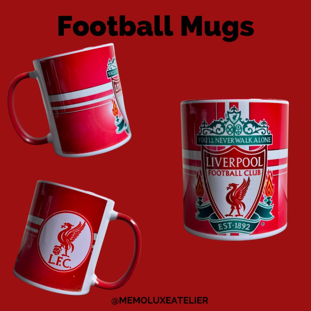 Football Ceramic Mug- 10oz : Liverpool FC, Manchester United, Arsenal ...