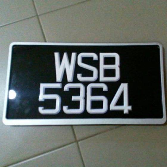 JPJ Approve Standard Car Number Plate ! 🔥 (1pcs Papan+Nombor) Nombor ...