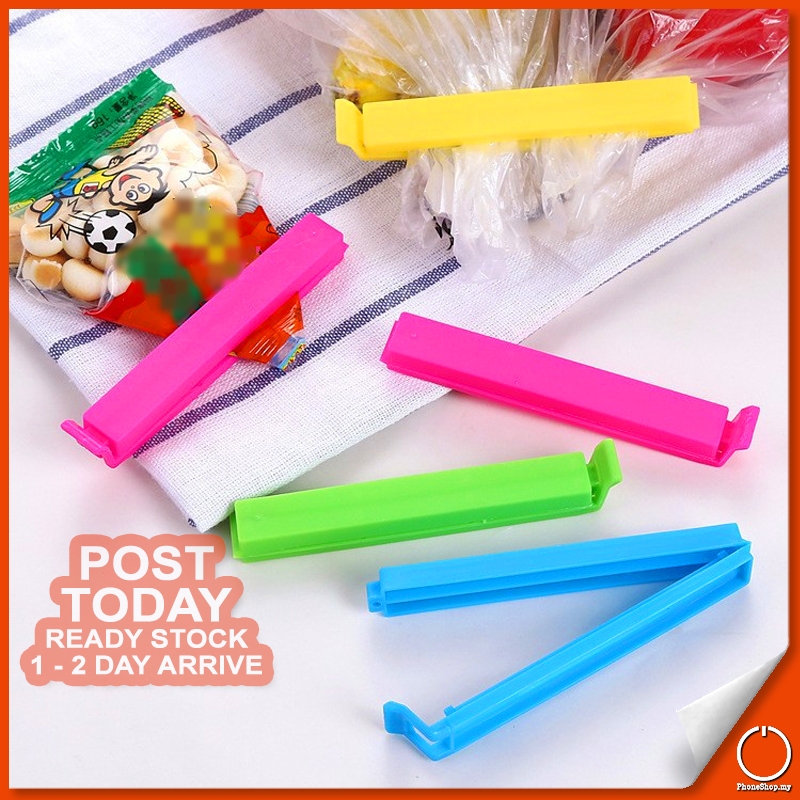 𝐑𝐄𝐔𝐒𝐀𝐁𝐋𝐄 Food Seal Clip Snack Storage Sealing Bag Closing Clamp Kitchen ...