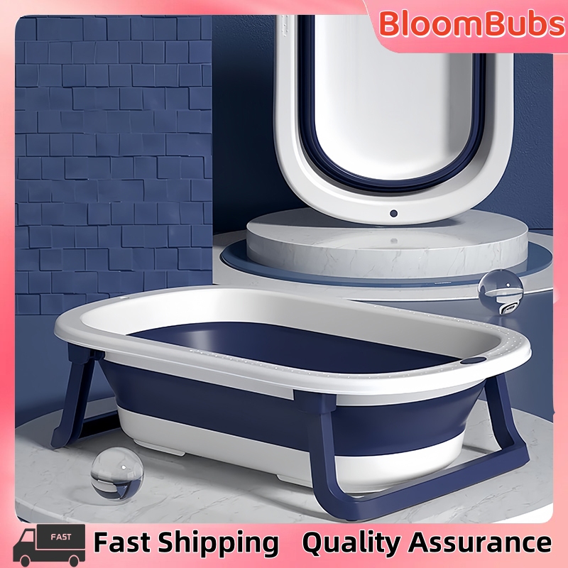 Foldable Baby Bath Tub Portable Tempat Mandi Baby Bath Support With ...