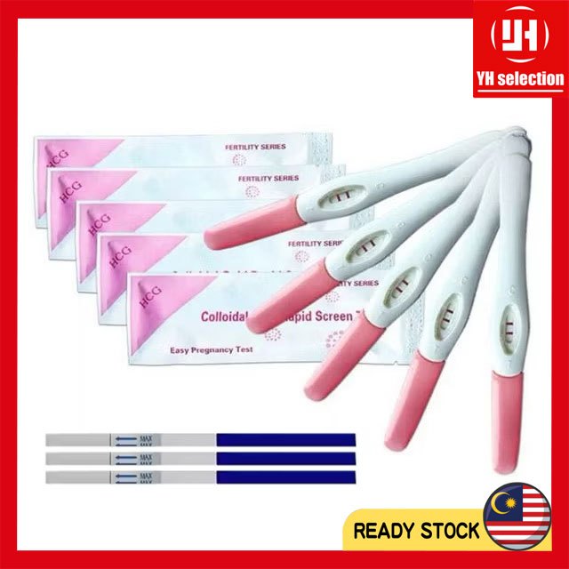 HCG 1 Pcs Pregnancy Test Pregnant Tes Strip/Cek Kehamilan One Step ...