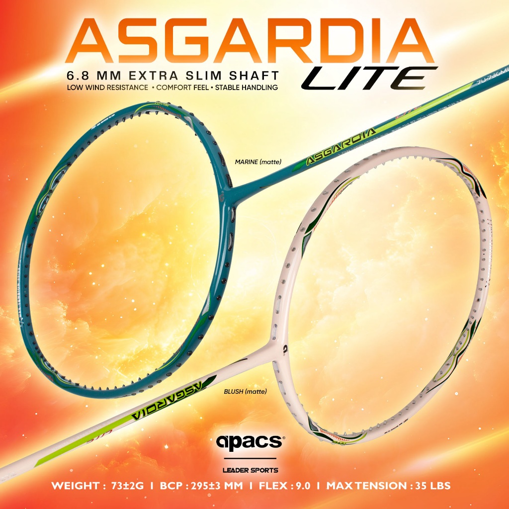 (FREE STRING & GRIP) APACS BADMINTON RACKET ASGARDIA LITE | Shopee Malaysia