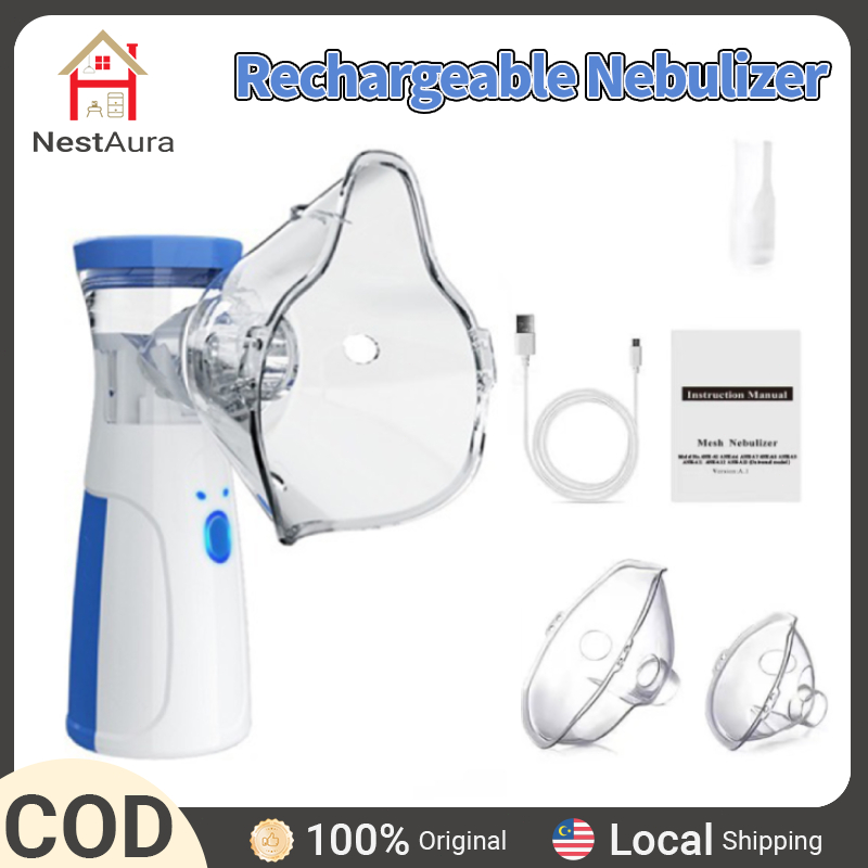 Mini Handheld Nebulizer Portable Nebulizer Inhaler for Asthma Kids and ...