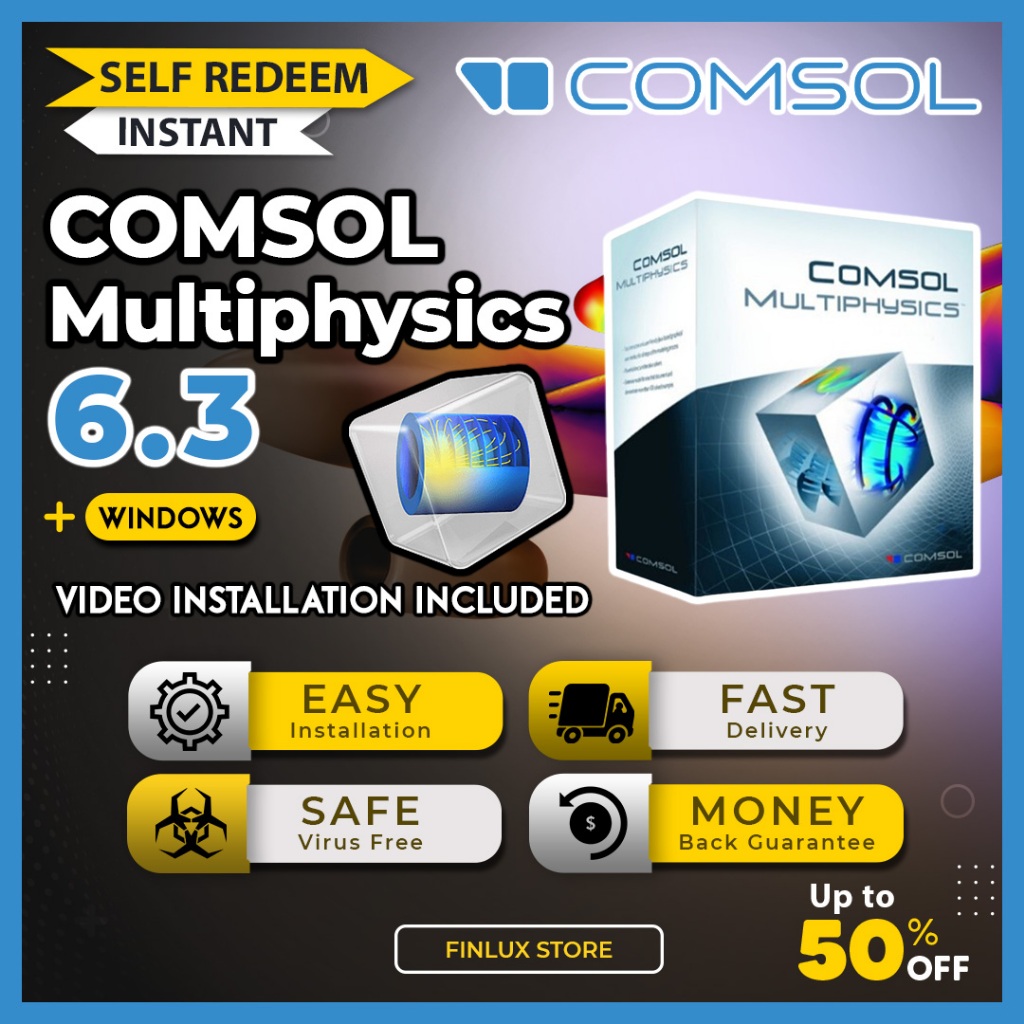 [SELF REDEEM] COMSOL Multiphysics v6.3 Latest 2025 Lifetime For Windows ...