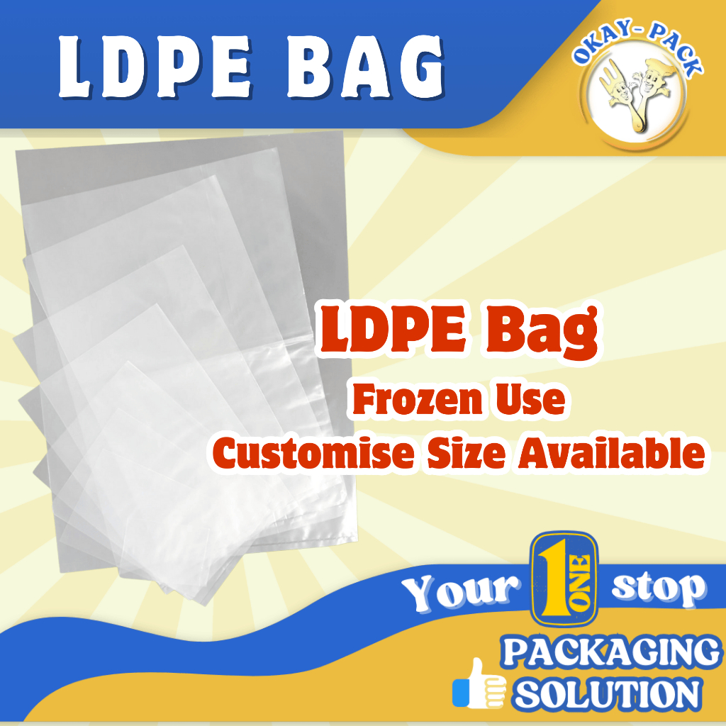 [Inch] LDPE Plastic Bag Lembut Thickness 0.03 PE Beg Plastik Beg ...
