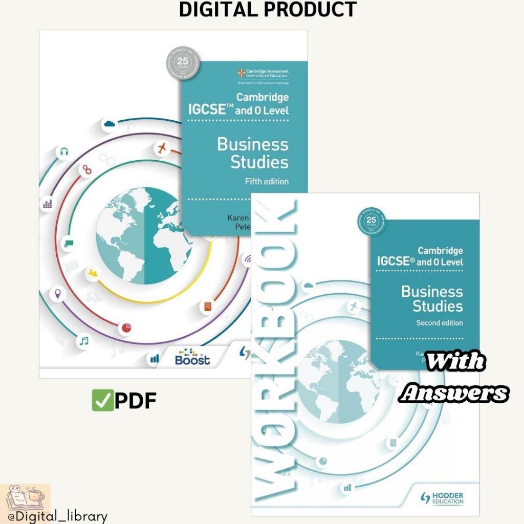 Cambridge IGCSE and O Level Business Studies 5th edition (Student Book / Workbook / Answers ...