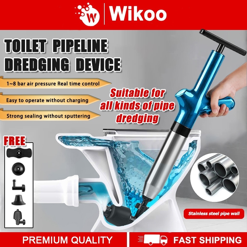 Toilet Plunger High Pressure Plunger Pump Pam Tandas Tersumbat Drain ...