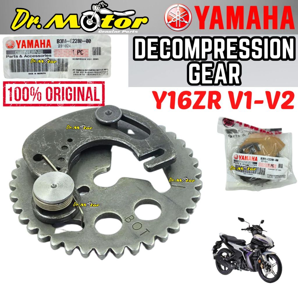 Y16ZR Y16 V1-V2 Decompression Gear Timing Giar Cam Shaft Camshaft Decom ...
