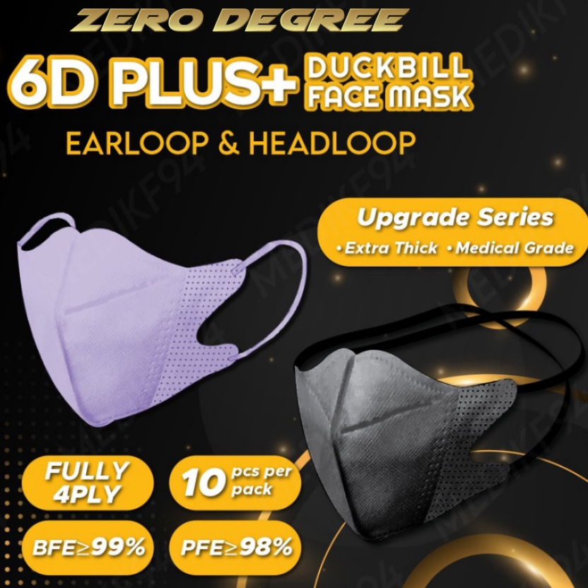 [50pc Headloop Duckbill Mask] 4 ply Ready Stock Hijab Duckbill Adult ...