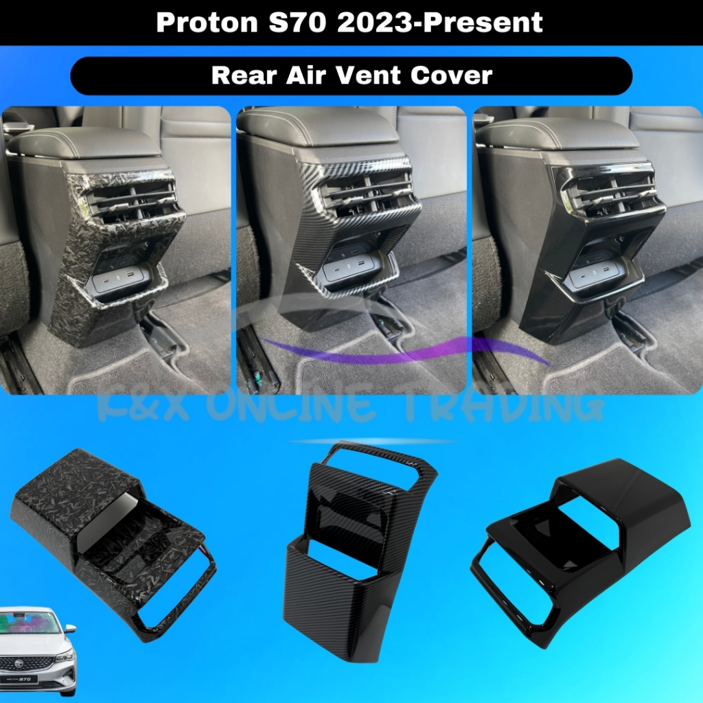 Proton S70(SS11) 2023-2025 Forged Carbon Trim&Glossy Black Rear Air ...