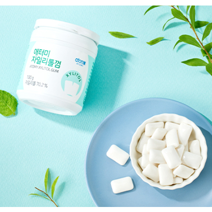 ATOMY XYLITOL Chewing Gum 100g Gula gula getah 木糖醇口香糖 sweetener good ...