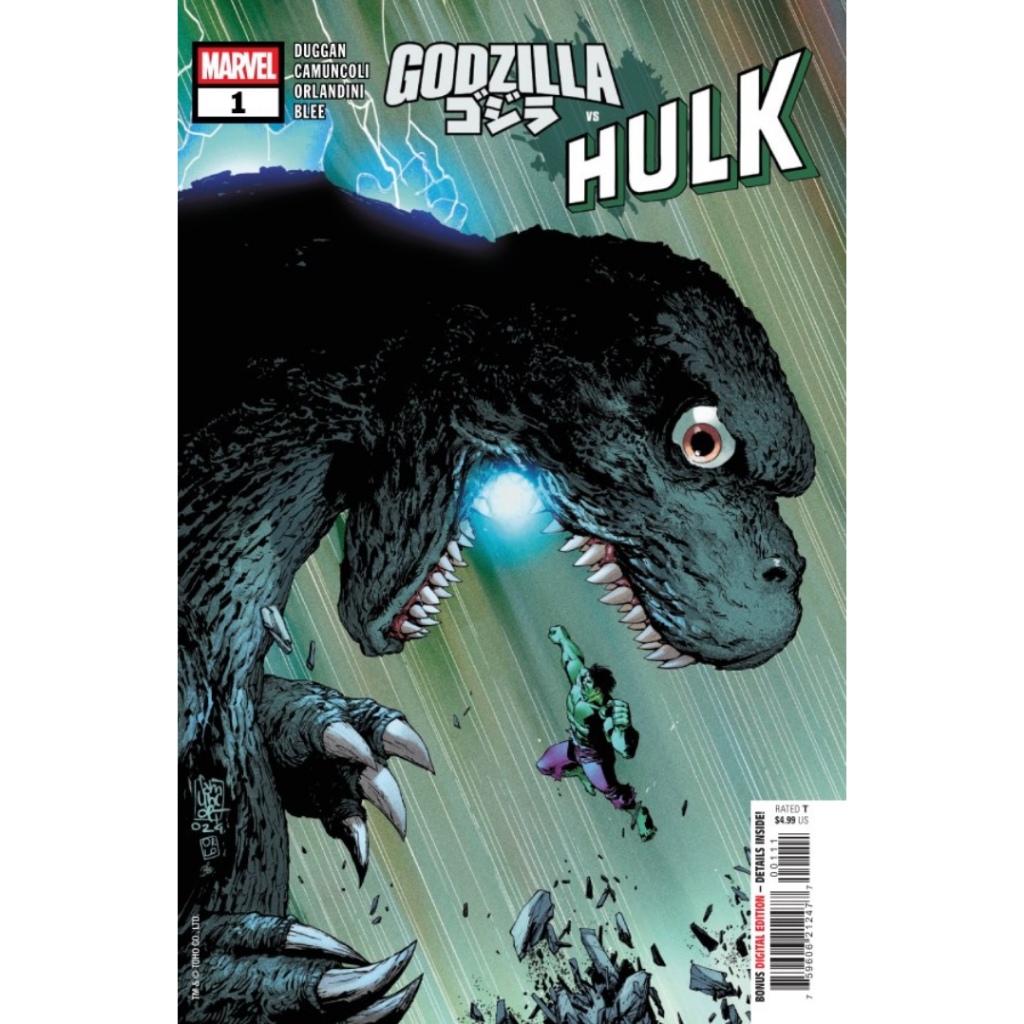 Godzilla vs. Hulk #1 (One-Shot) - MARVEL COMICS - Comic Book - Original ...
