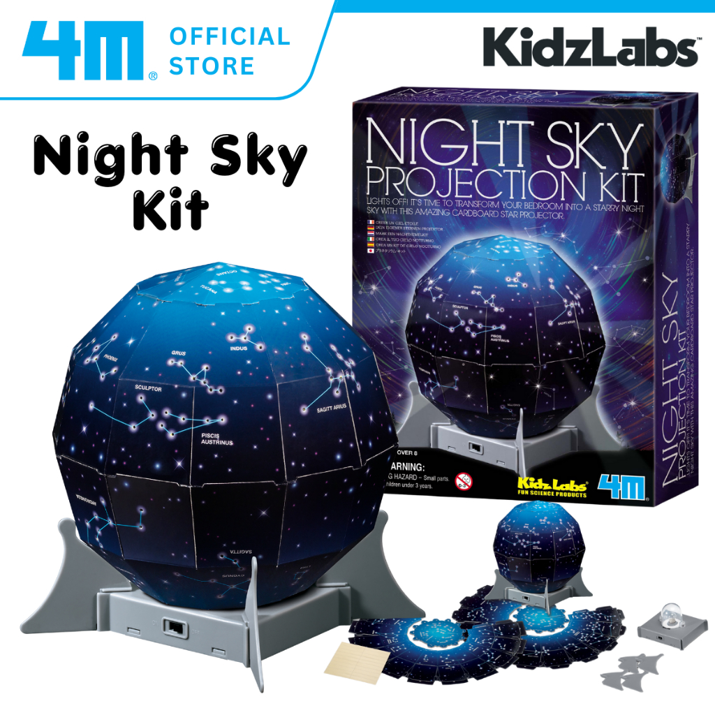 4M KidzLabs / Night Sky Projection Kit - STEAM Education Toys | Shopee ...