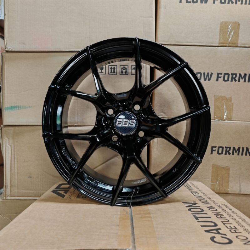 New Sport Rim 15inch BBS 15X6.5JJ ET40 4H100 Glass Black | Shopee Malaysia