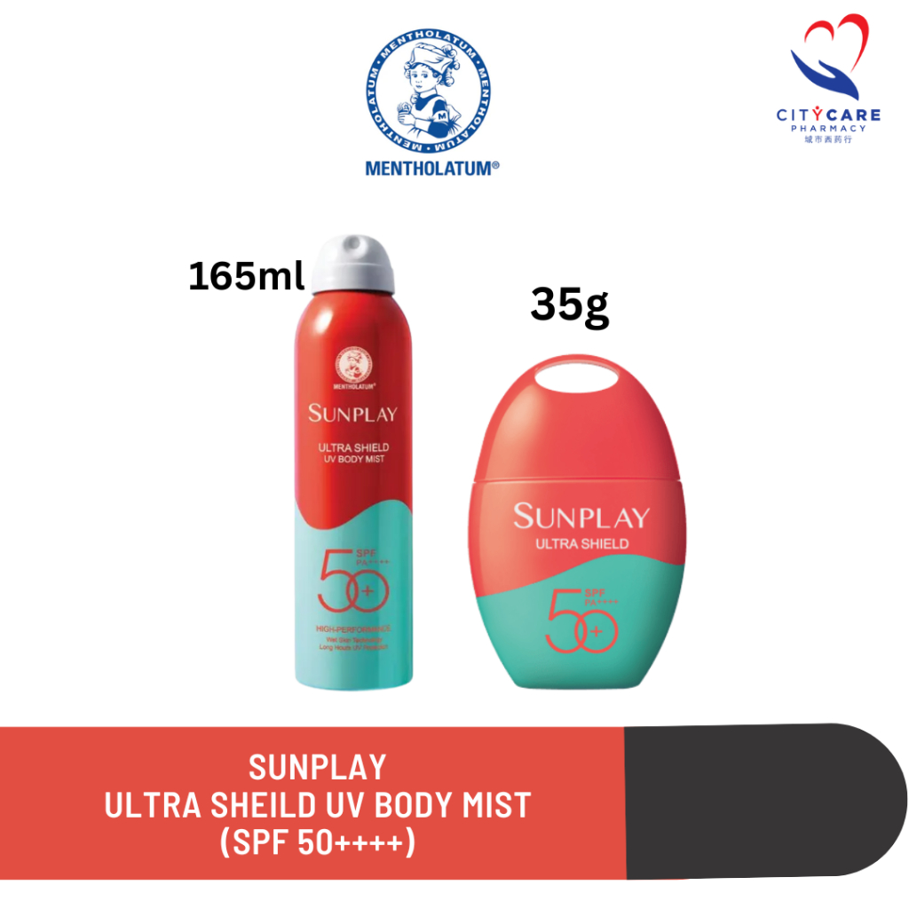 SUNPLAY UV Ultra Shield Body Mist Spray SPF 50++++ | Shopee Malaysia