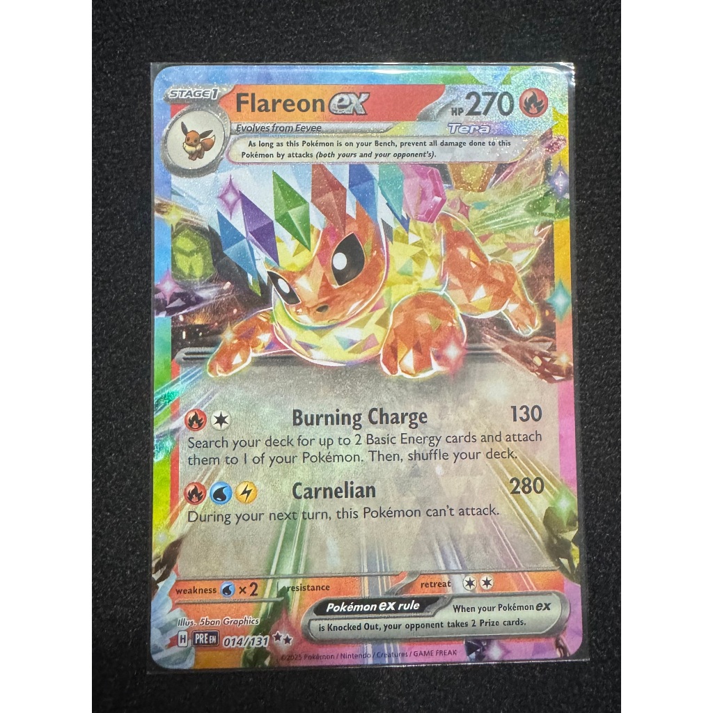 Flareon ex (014/131) Ultra Rare | SV: Prismatic Evolutions (PRE ...