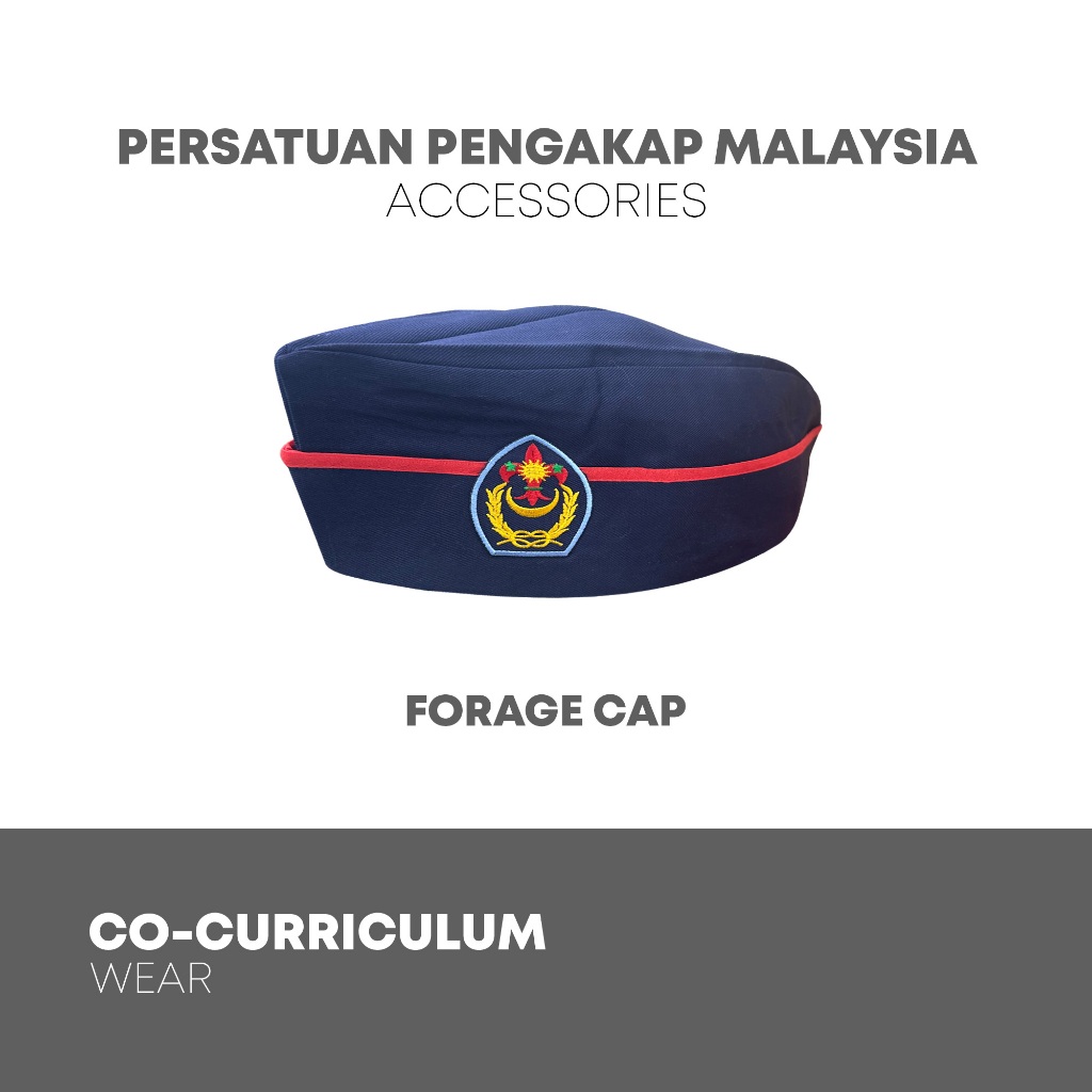 Indah Pesona Accessories Forage Cap Persatuan Pengakap - Size M -L U13 ...