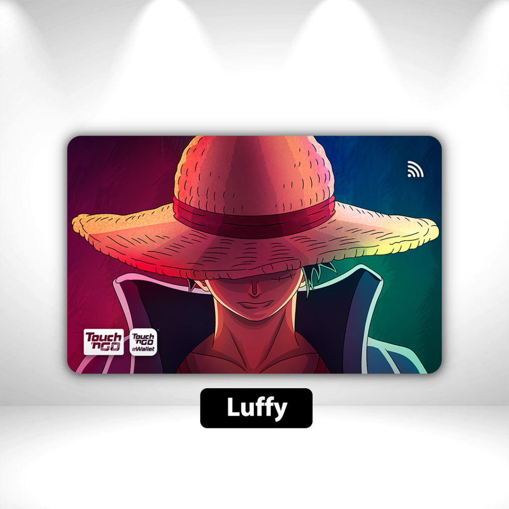 [Bukan Kad*] [One Piece] Monkey D. Luffy - Sticker TNG NFC Card ...
