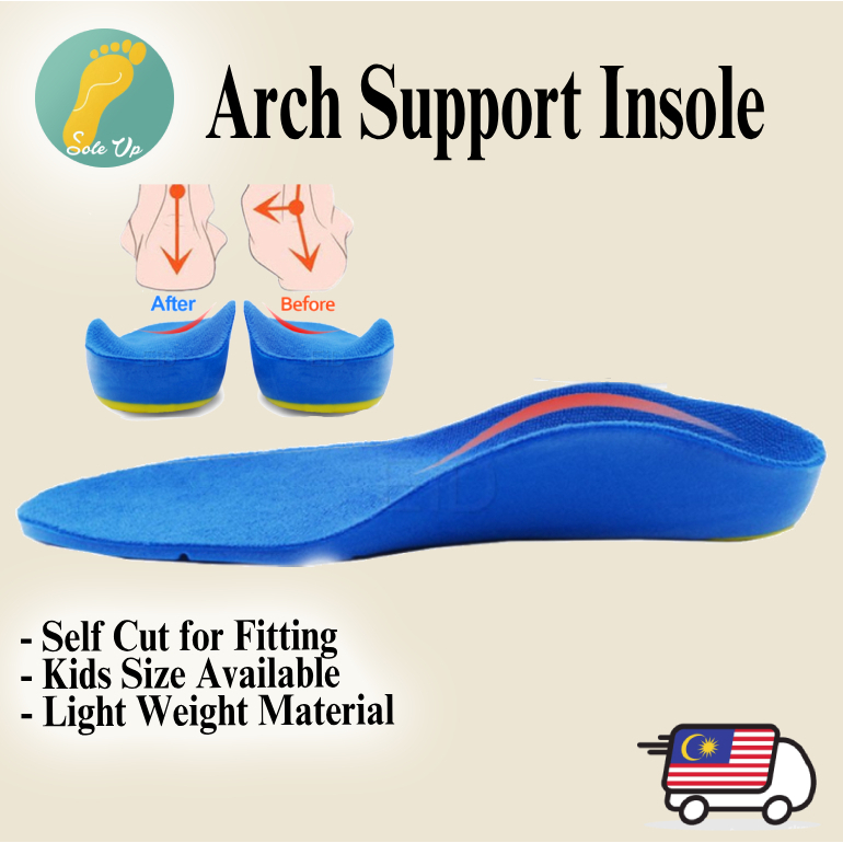Sole Up Orthotics Insoles Correction foot Care for Kid Flat Foot Arch ...